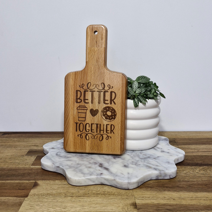 Engraved Bamboo Serving Board - Better Together – Pelican Designs